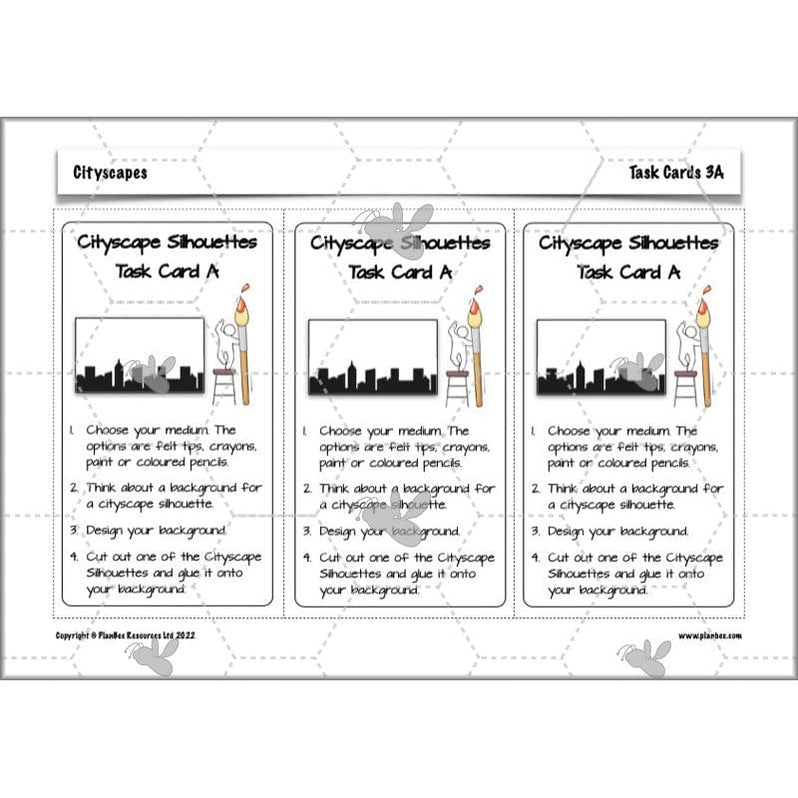 Cityscapes Art Lessons for KS2 created by PlanBee