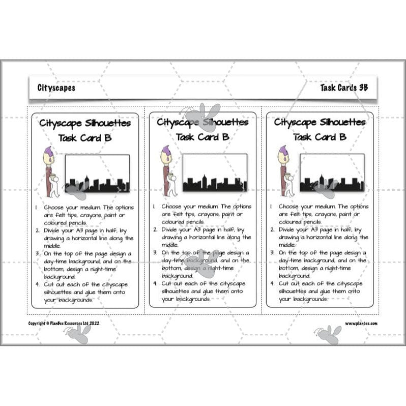 Cityscapes Art Lessons for KS2 created by PlanBee