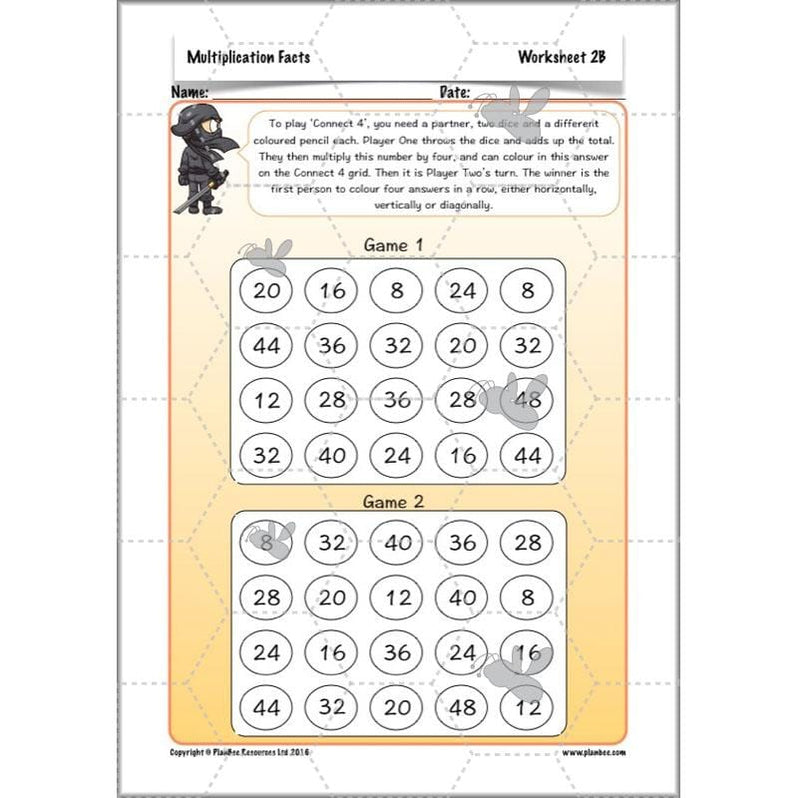 Multiplication Facts Year 3 KS2 Maths Lessons by PlanBee