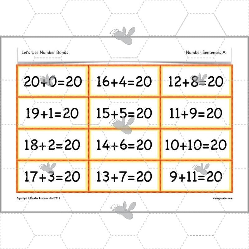Number Bonds Year 2 KS1 Maths Lessons by PlanBee