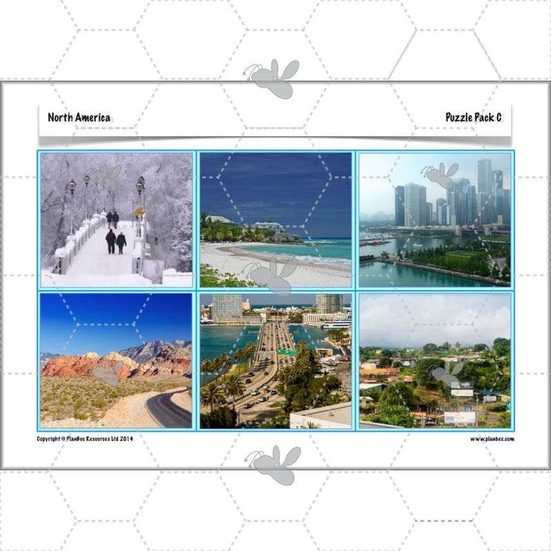 North America KS2 Geography Lesson Pack by PlanBee
