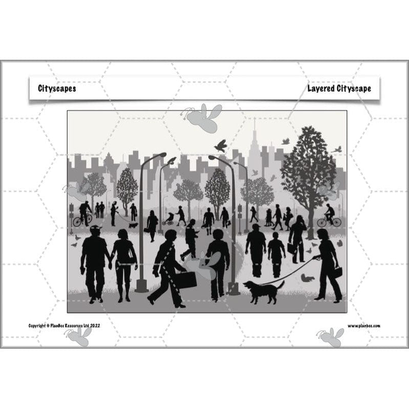 Cityscapes Art Lessons for KS2 created by PlanBee