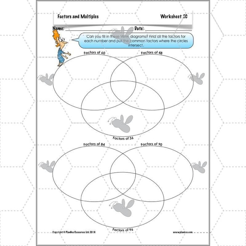 Factors & Multiples - Year 5 Maths Planning and Resources from PlanBee
