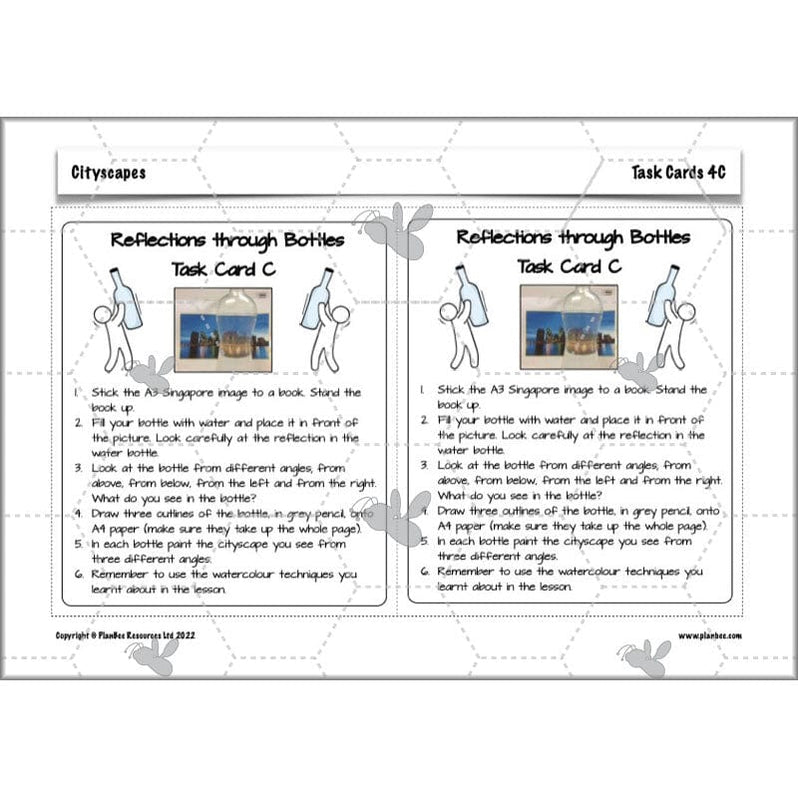 Cityscapes Art Lessons for KS2 created by PlanBee