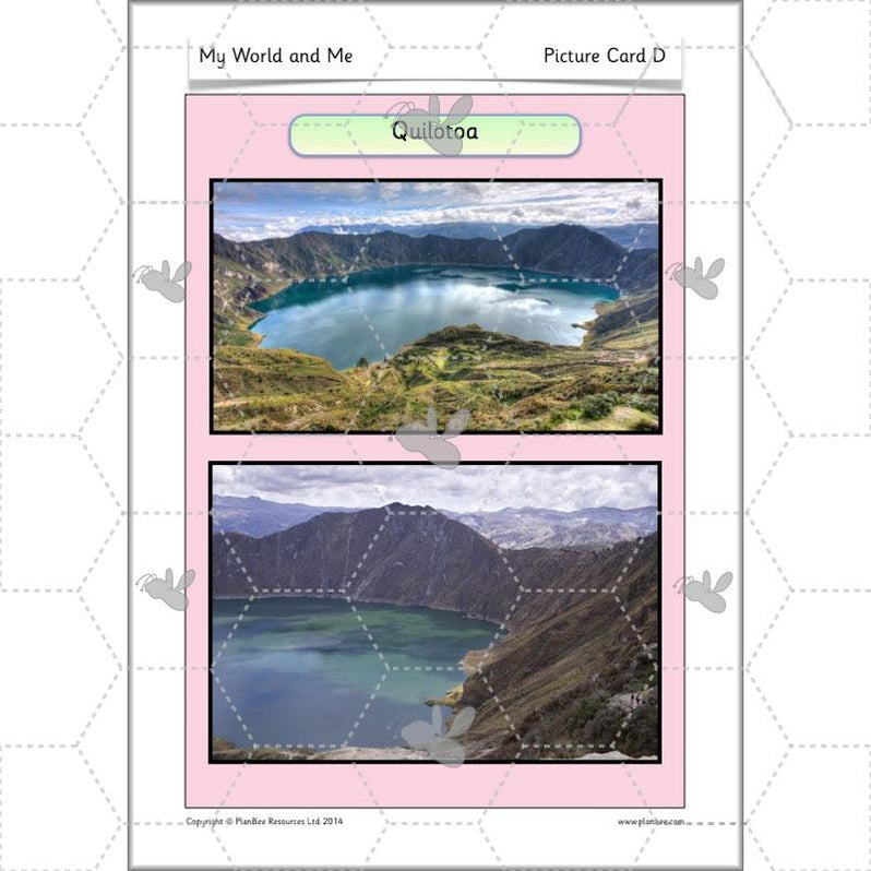 My World and Me Geography Lessons for KS1 by PlanBee