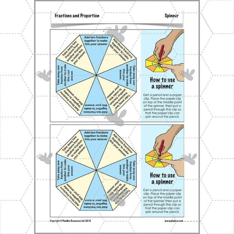 Year 5 Fractions and Proportion - Maths Planning by PlanBee