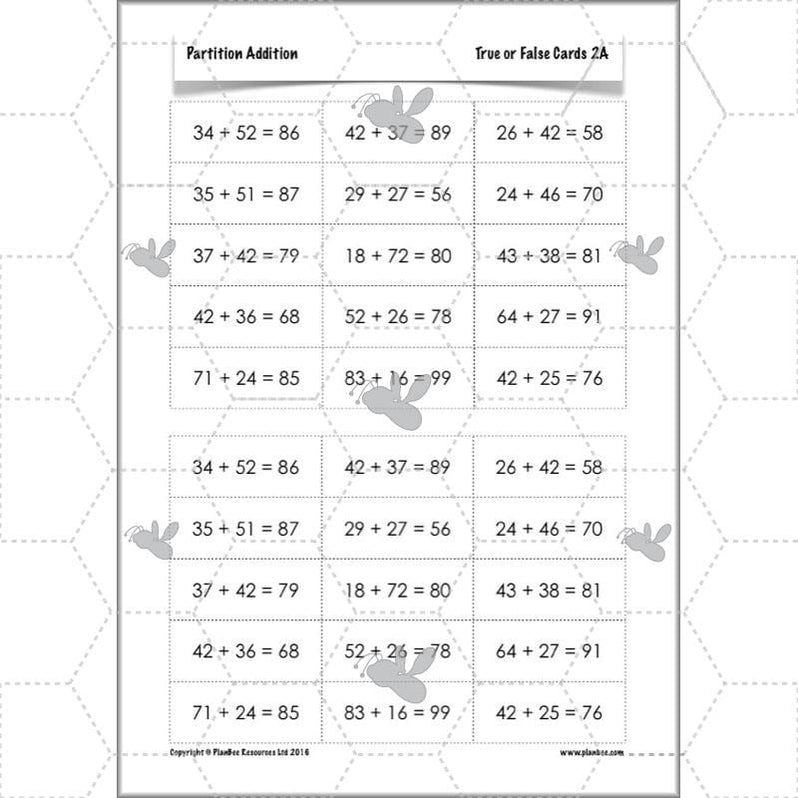 Partition Addition Year 3 Primary Maths Lessons by PlanBee