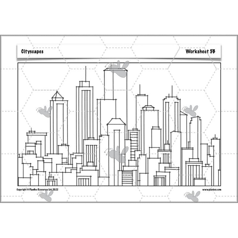 Cityscapes Art Lessons for KS2 created by PlanBee