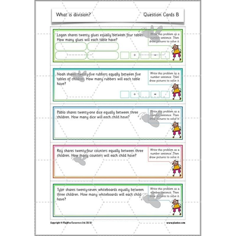 What is Division? KS1 Year 2 Maths planning by PlanBee