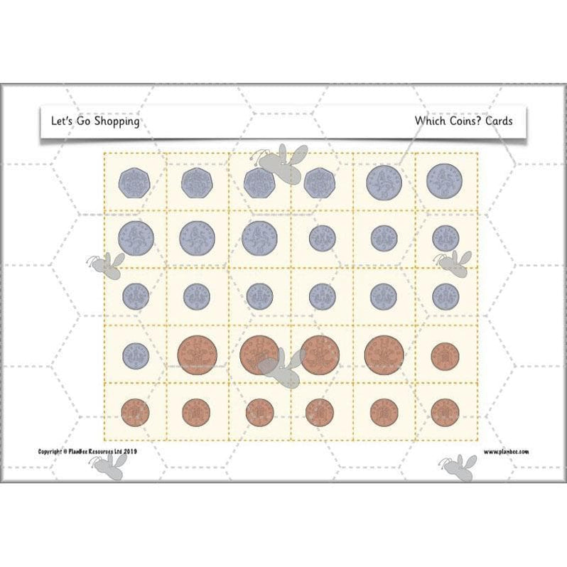 Let's Go Shopping Year 2 Money Maths Activities by PlanBee