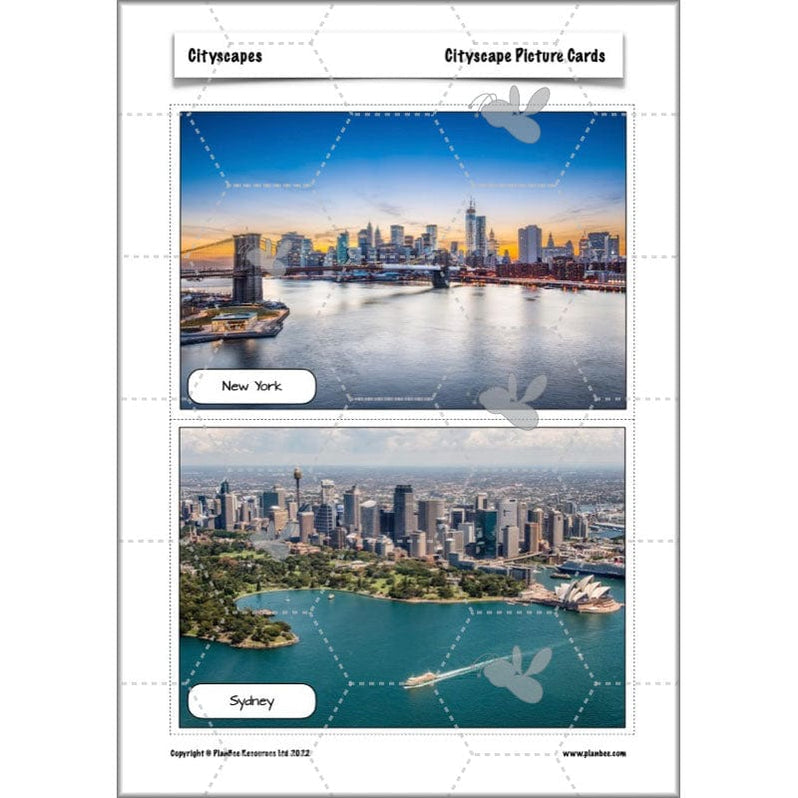 Cityscapes Art Lessons for KS2 created by PlanBee