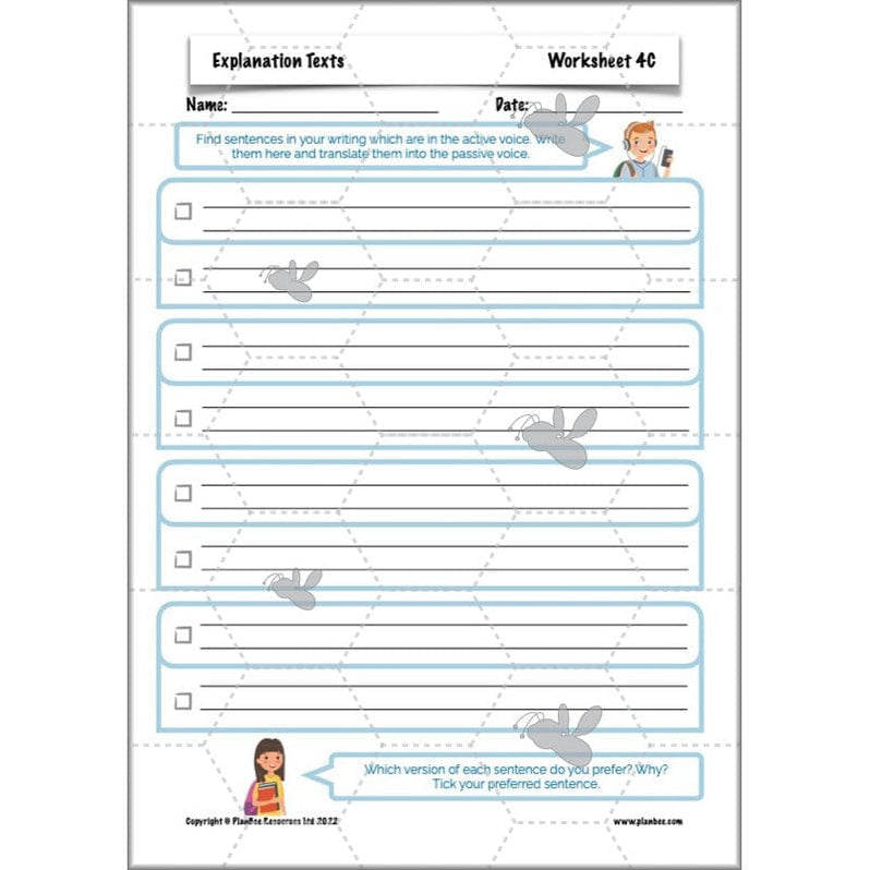 Explanation Texts Year 6 - PlanBee English