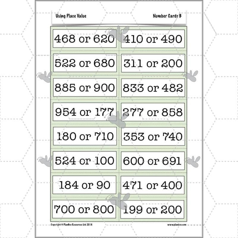 Using Place Value: KS2 Maths Planning for Year 3 — PlanBee