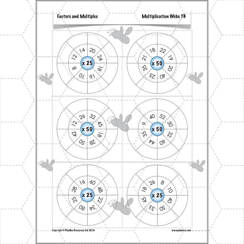 Factors & Multiples - Year 5 Maths Planning and Resources from PlanBee