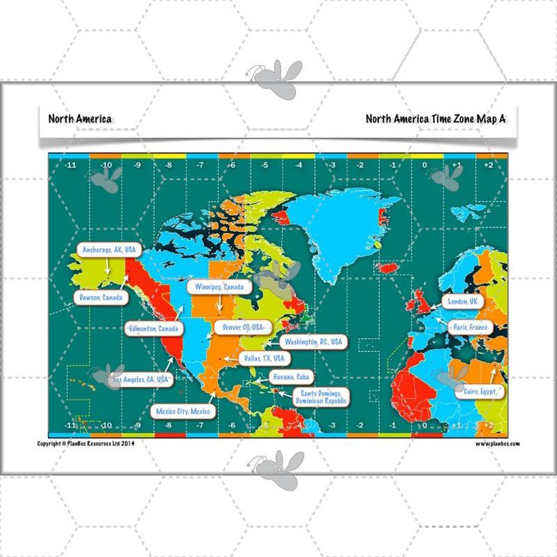 North America KS2 Geography Lesson Pack by PlanBee
