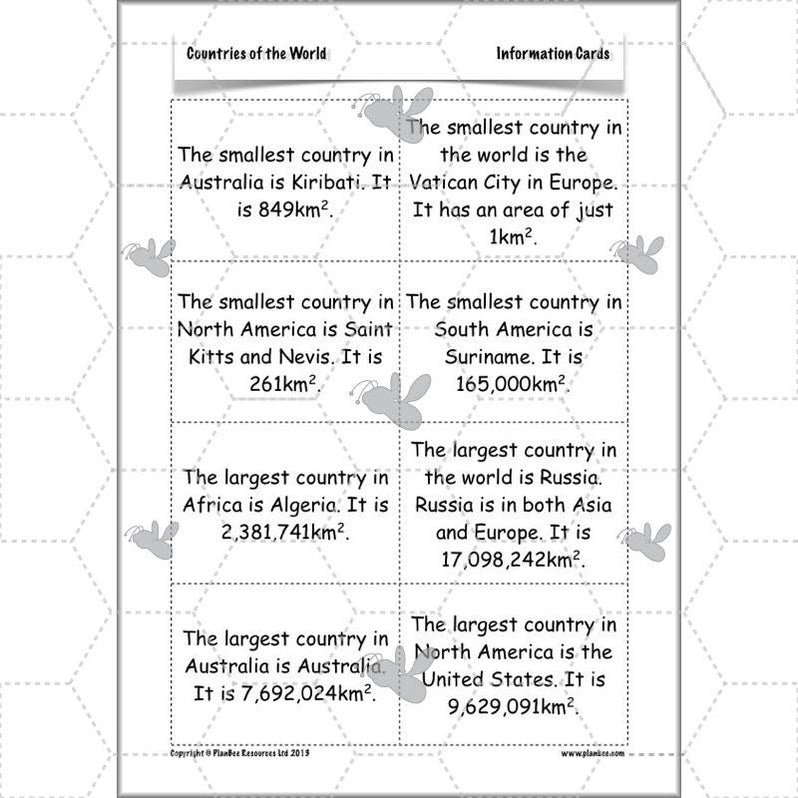 Countries of the World KS2 Geography Lessons by PlanBee