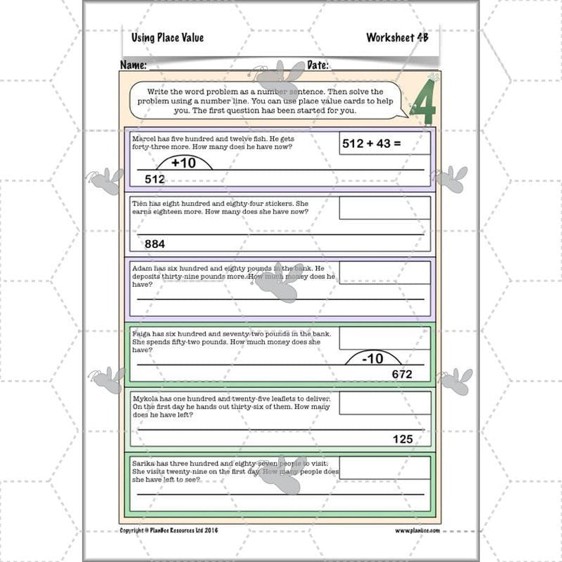 Using Place Value: KS2 Maths Planning for Year 3 — PlanBee
