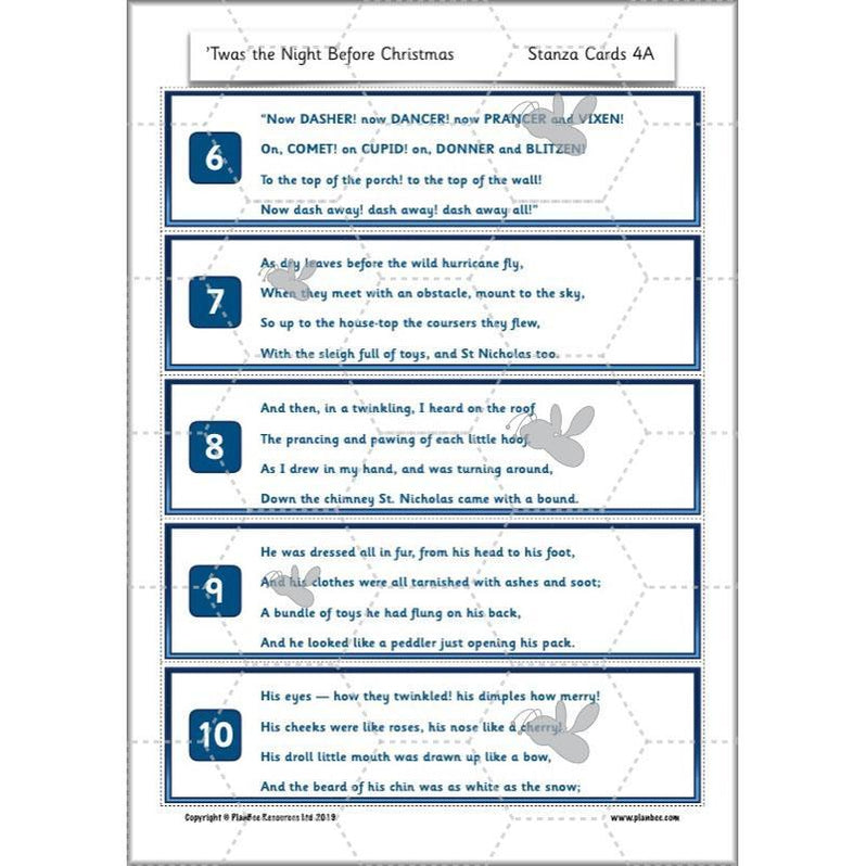 Twas the Night Before Christmas Lesson Plans | Year 2 Poetry — PlanBee