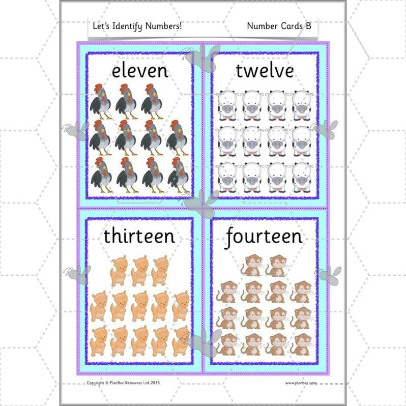 Identify Numbers 1-20 Year 1 Maths by PlanBee
