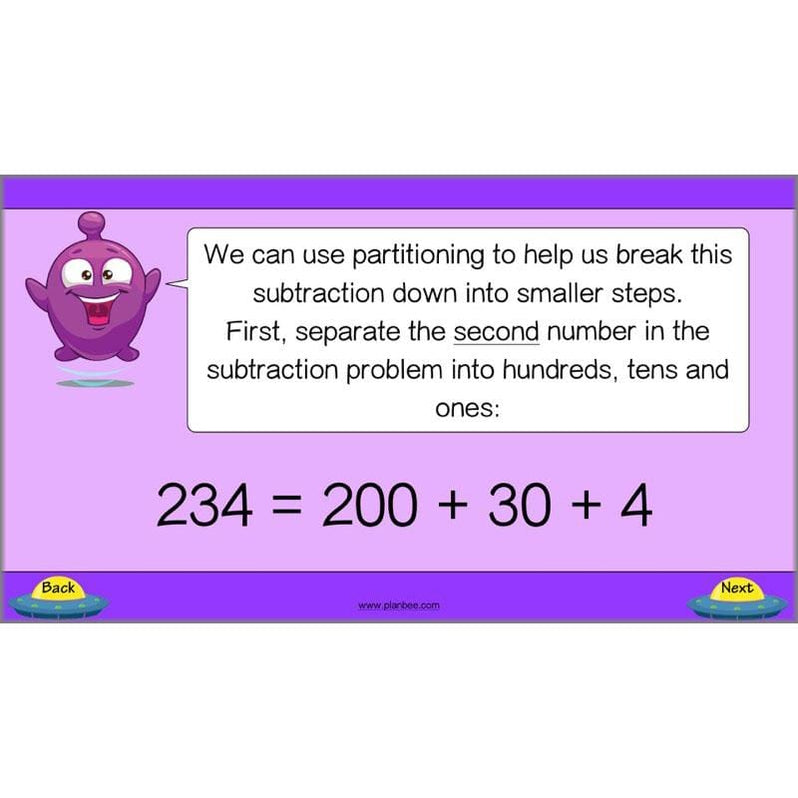 Mental Subtraction Year 3 Maths Lessons by PlanBee