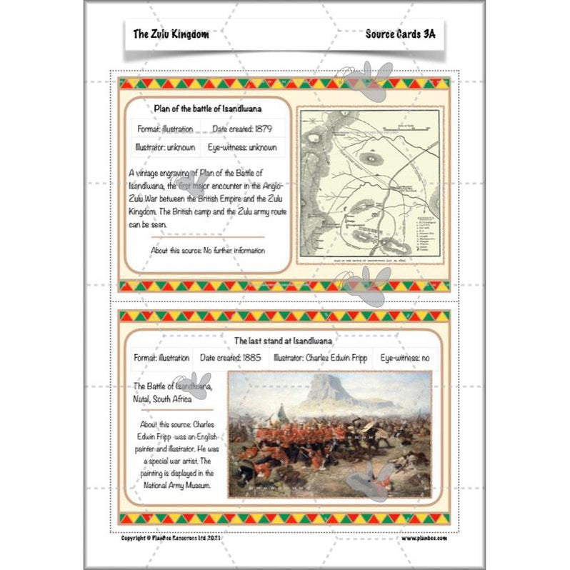 The Zulu Kingdom KS2 History Lesson Pack by PlanBee