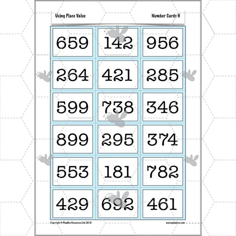 Using Place Value: KS2 Maths Planning for Year 3 — PlanBee