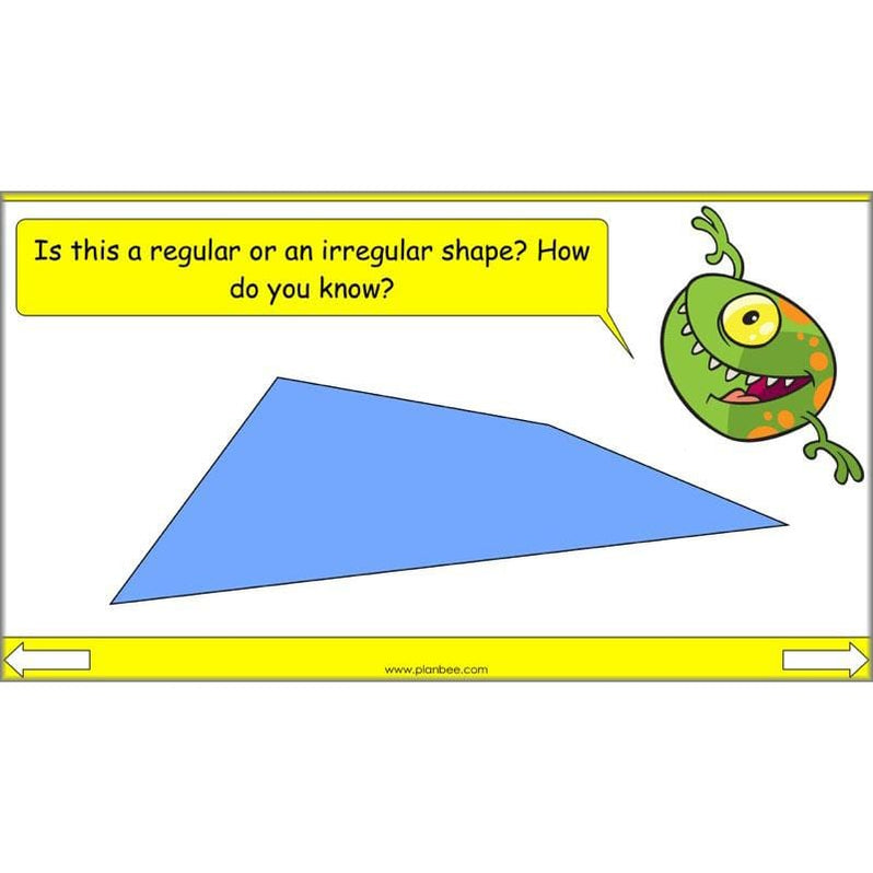 2D Shapes Year 3 Maths Lesson Pack by PlanBee
