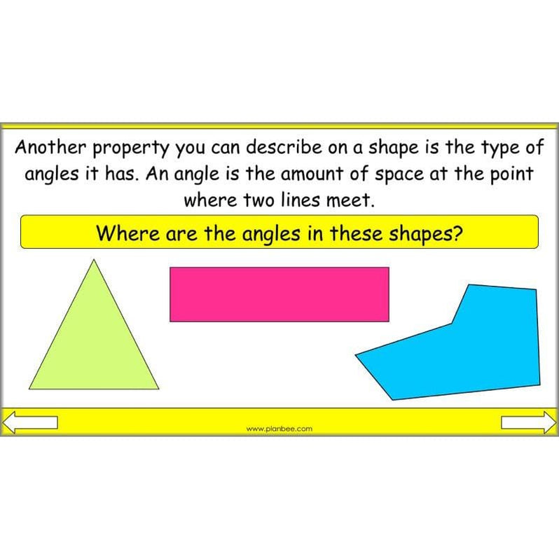2D Shapes Year 3 Maths Lesson Pack by PlanBee