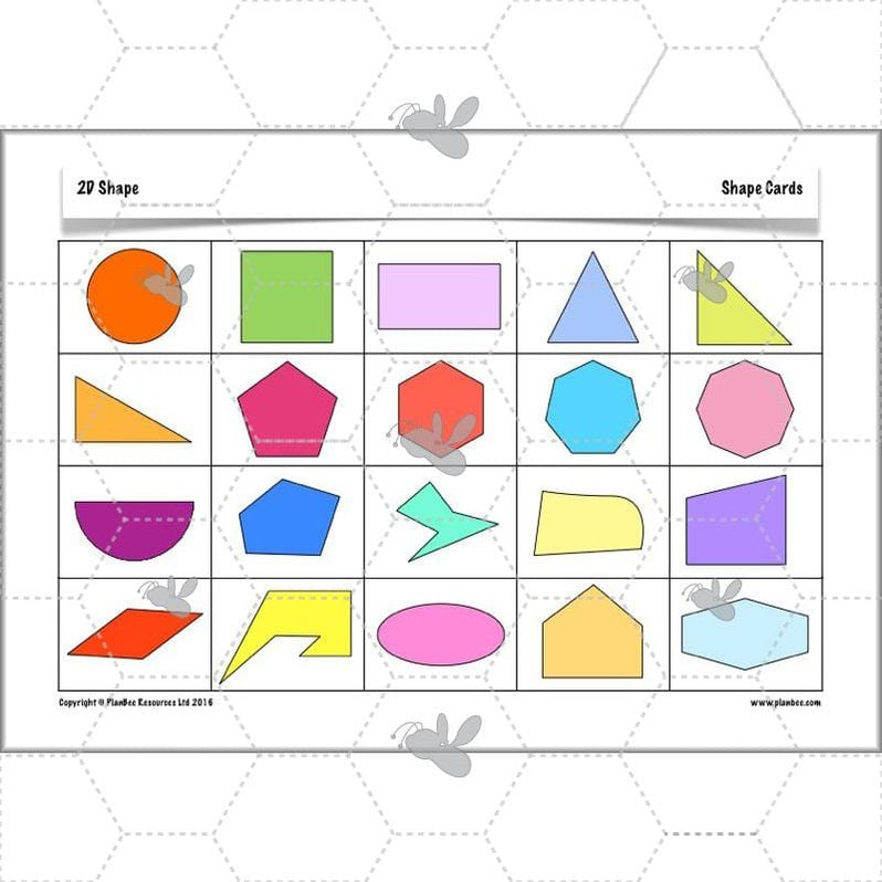 2D Shapes Year 3 Maths Lesson Pack by PlanBee