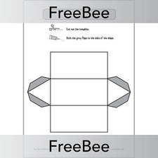 FREE Printable Nets of 3D Shapes Resource by PlanBee