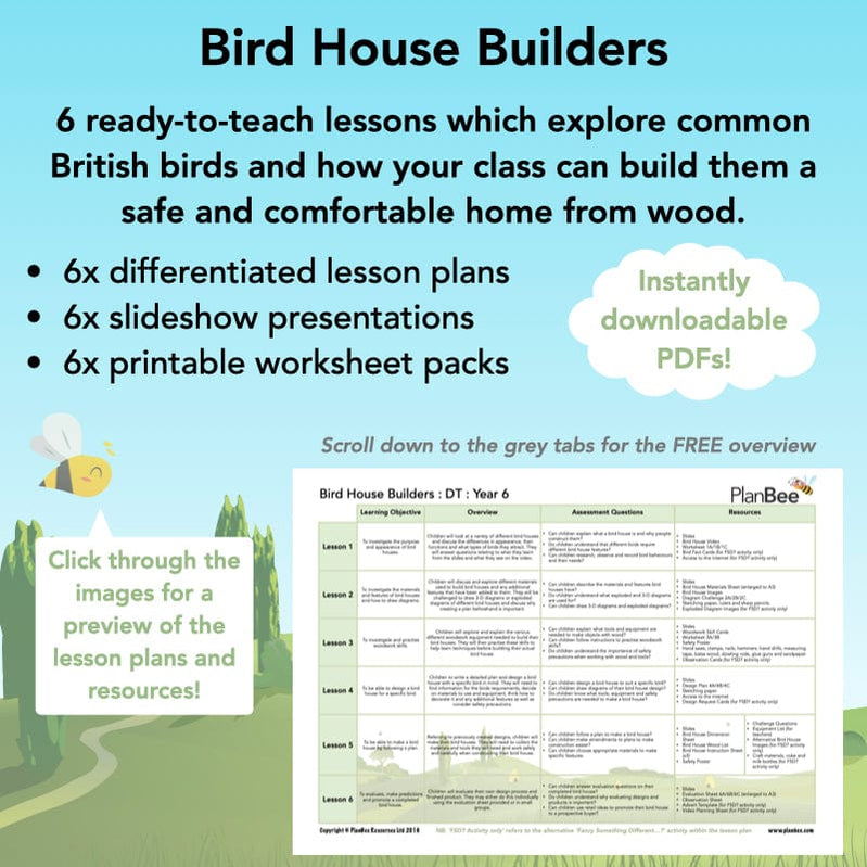 DT Structures KS1 & KS2 Design and Technology by PlanBee