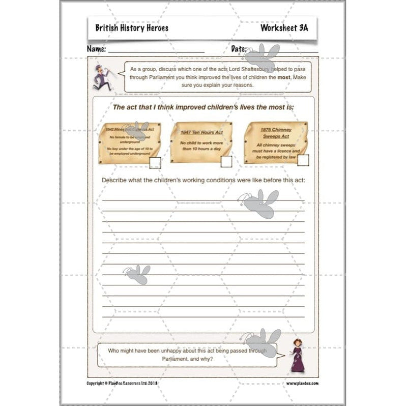 British History Heroes KS2 History Lessons by PlanBee