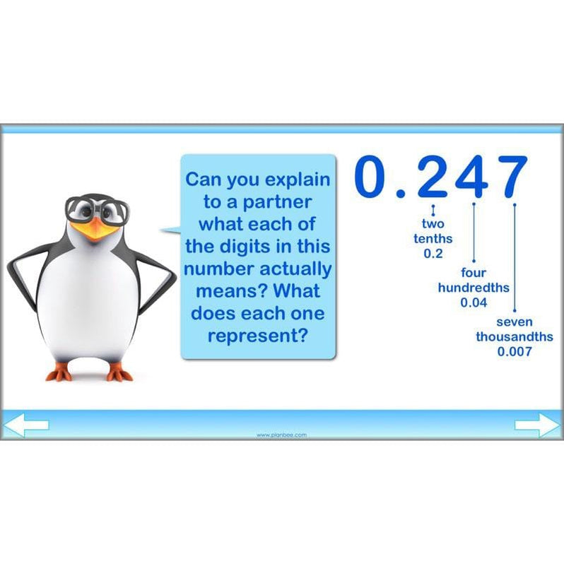 Calculating and ordering decimals Year 5 Maths by PlanBee