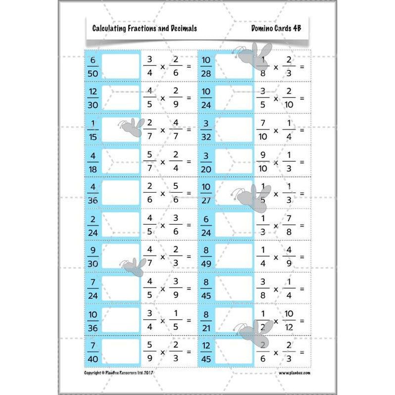 Calculating with Fractions & Decimals Year 6 Maths | PlanBee