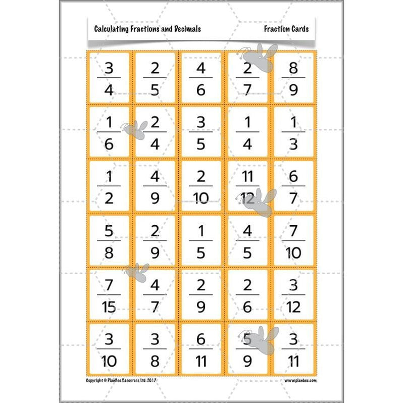 Calculating with Fractions & Decimals Year 6 Maths | PlanBee