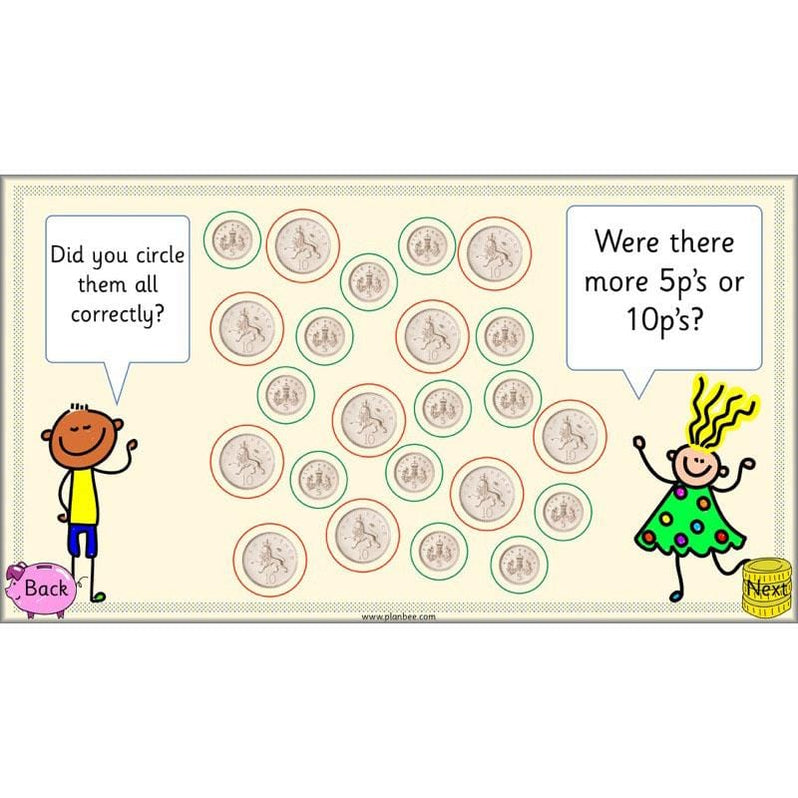Can you recognise coins? Year 1 money lesson by PlanBee