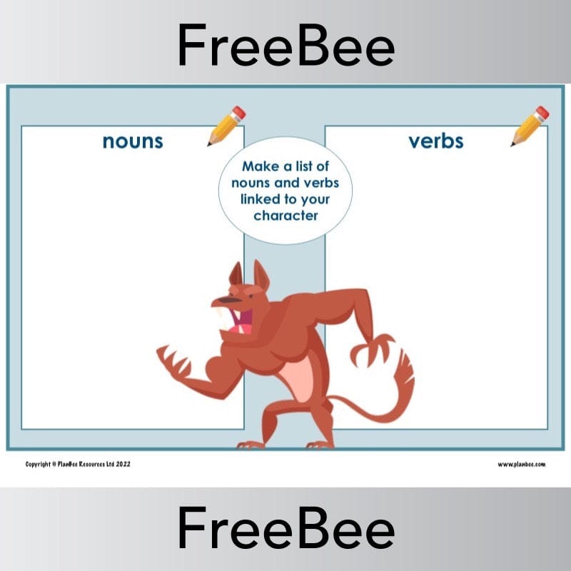 Character Creator Free Creative Writing PDF by PlanBee