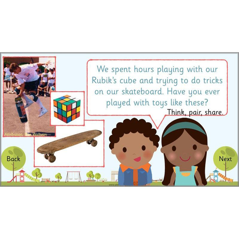 Childhood in the Past Then and Now KS1 History by PlanBee