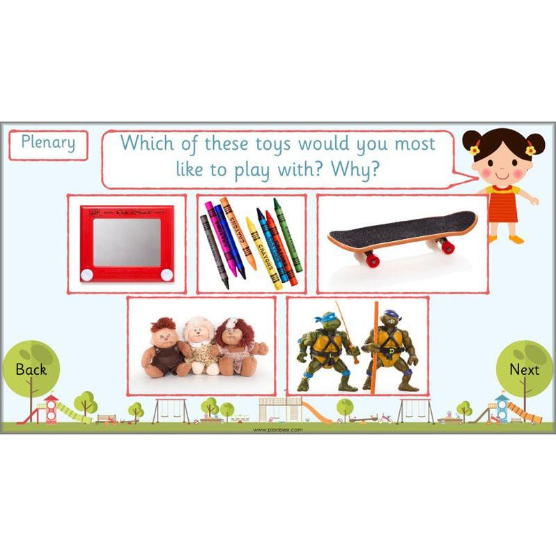 Childhood in the Past Then and Now KS1 History by PlanBee