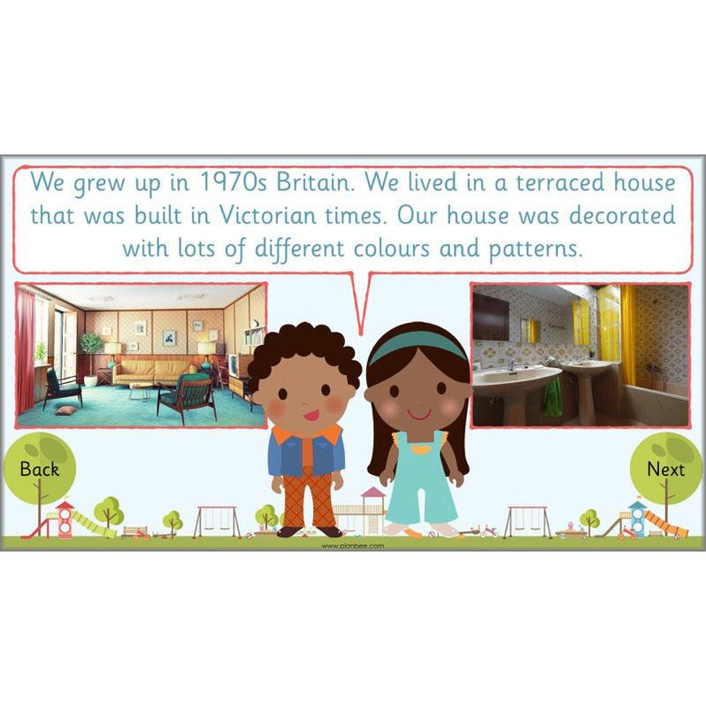 Childhood in the Past Then and Now KS1 History by PlanBee