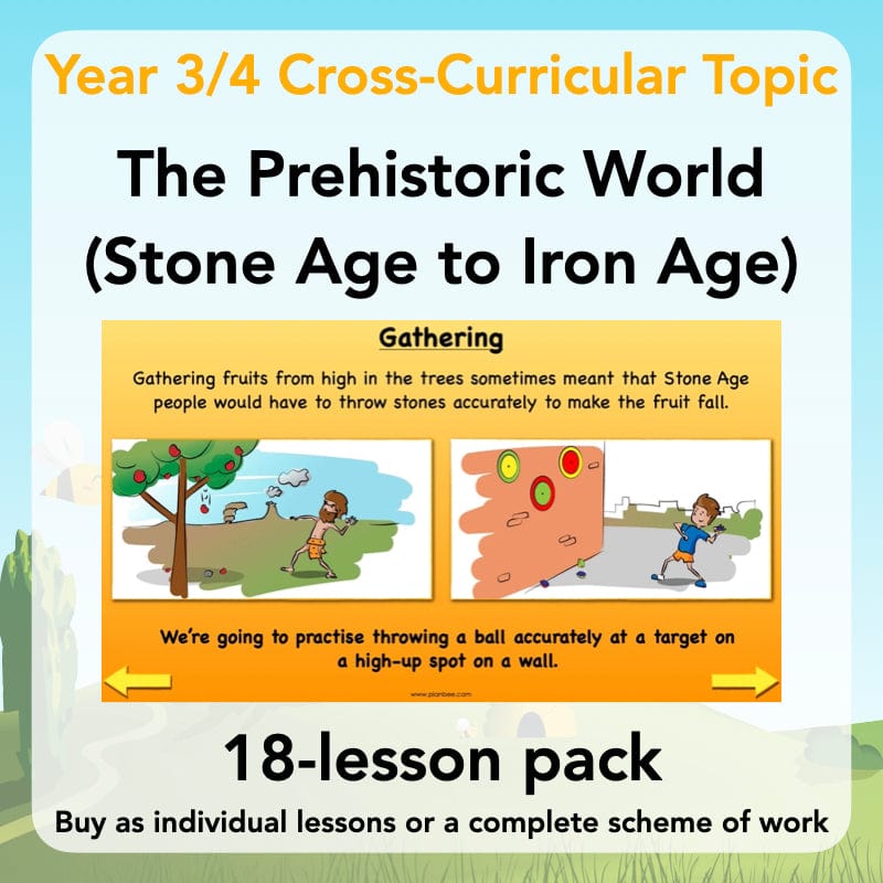 Prehistoric World Topic Stone Age to Iron Age KS2 | PlanBee