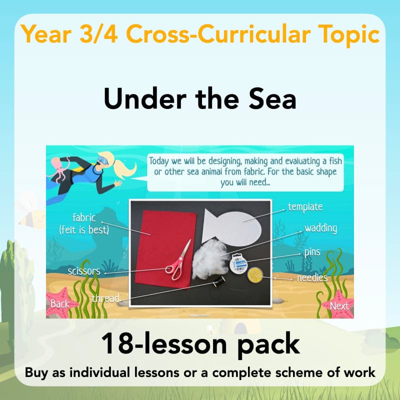 Under the Sea Topic Lessons for Year 3 & Year 4 by PlanBee