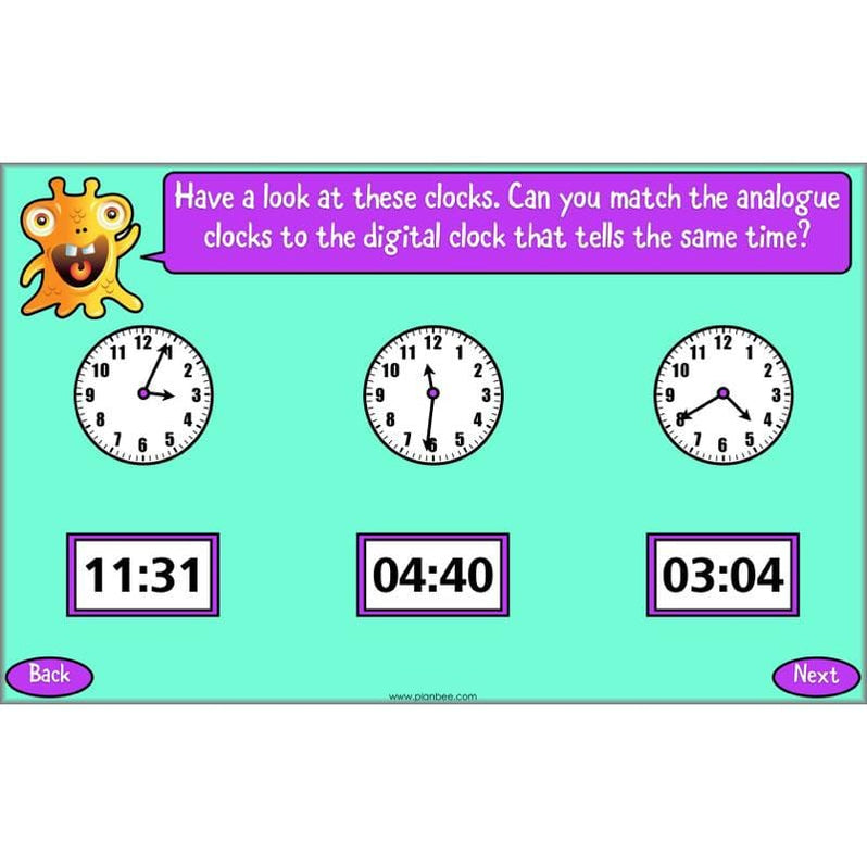 Clock Watching | Time Year 3 Maths Lesson Activity Pack — PlanBee