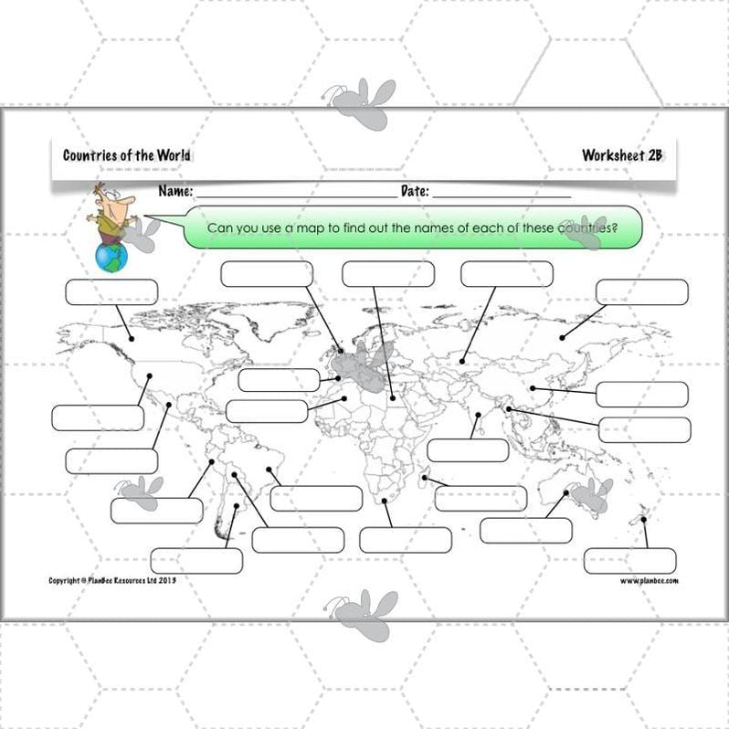Countries of the World KS2 Geography Lessons by PlanBee