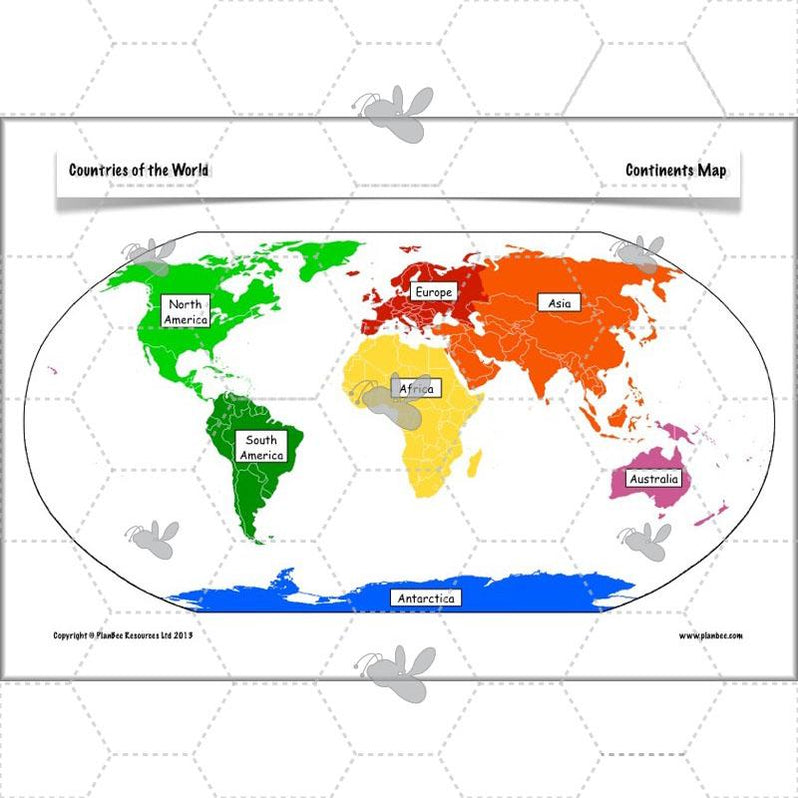 Countries of the World KS2 Geography Lessons by PlanBee