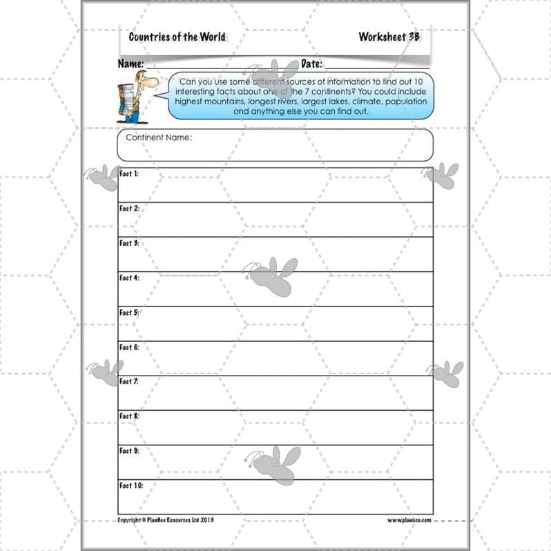 Countries of the World KS2 Geography Lessons by PlanBee