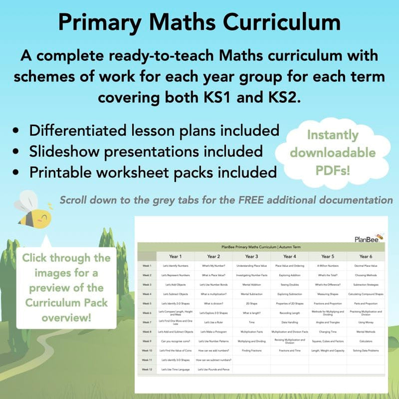Primary Maths Teaching Resources & Lesson Plans — PlanBee