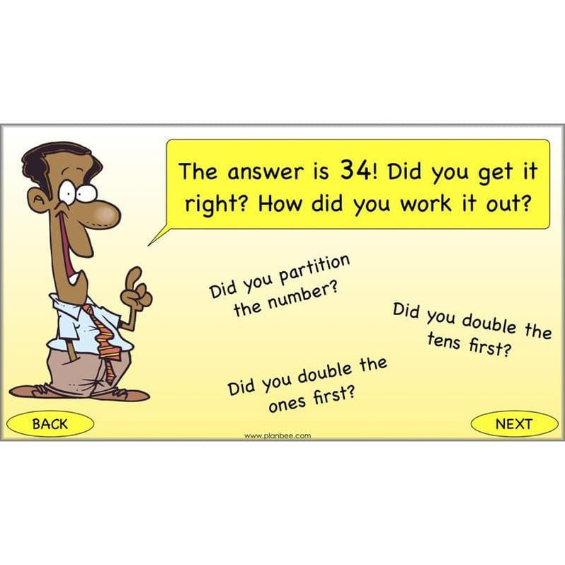 Doubling and Halving KS2 Year 3 Maths Lessons by PlanBee