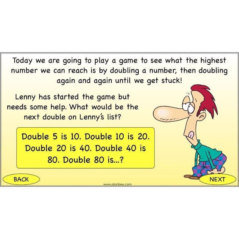 Doubling and Halving KS2 Year 3 Maths Lessons by PlanBee