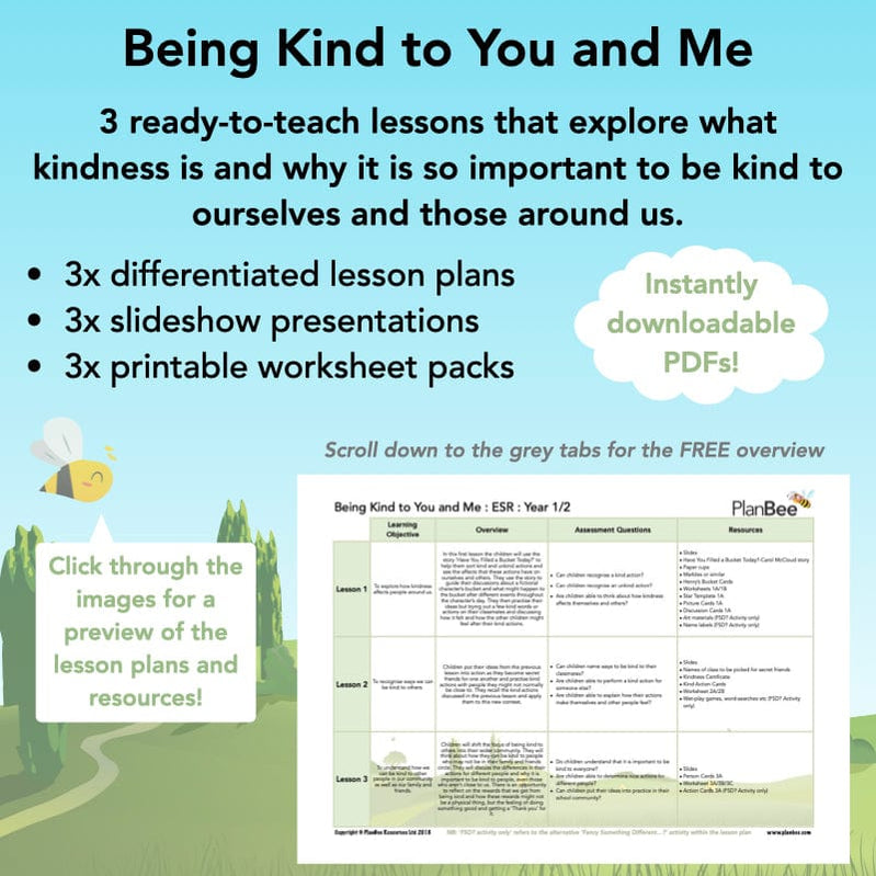World Mental Health Day Activities and worksheets by PlanBee
